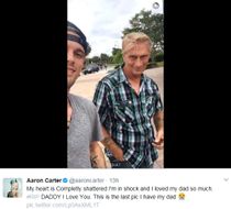 Aaron and Nick Carter devastated by shock death of father Bob | HELLO!